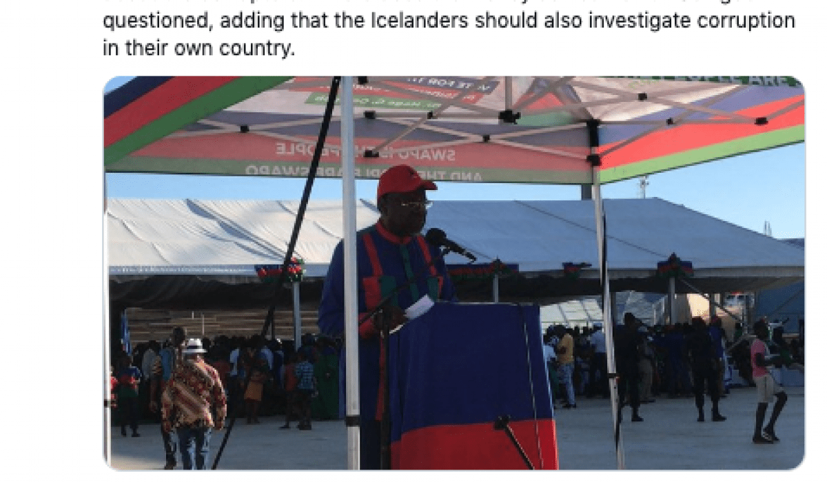 FALSE: President's statements about Fishrot probes are misleading ...